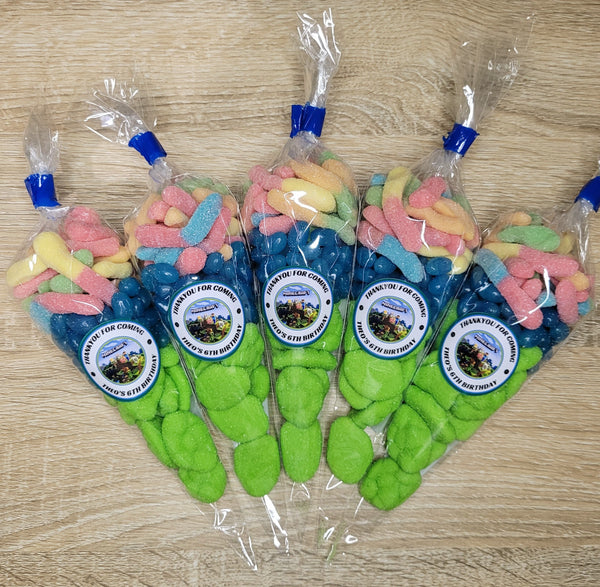 Custom-Made Lolly Cone - Lolly Loot - Personalised Sticker